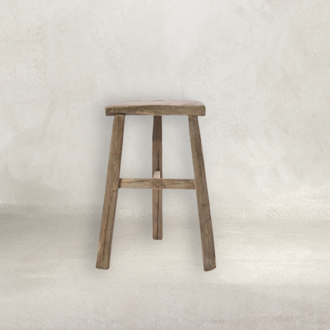 Antique Wooden Stool– Village Stores