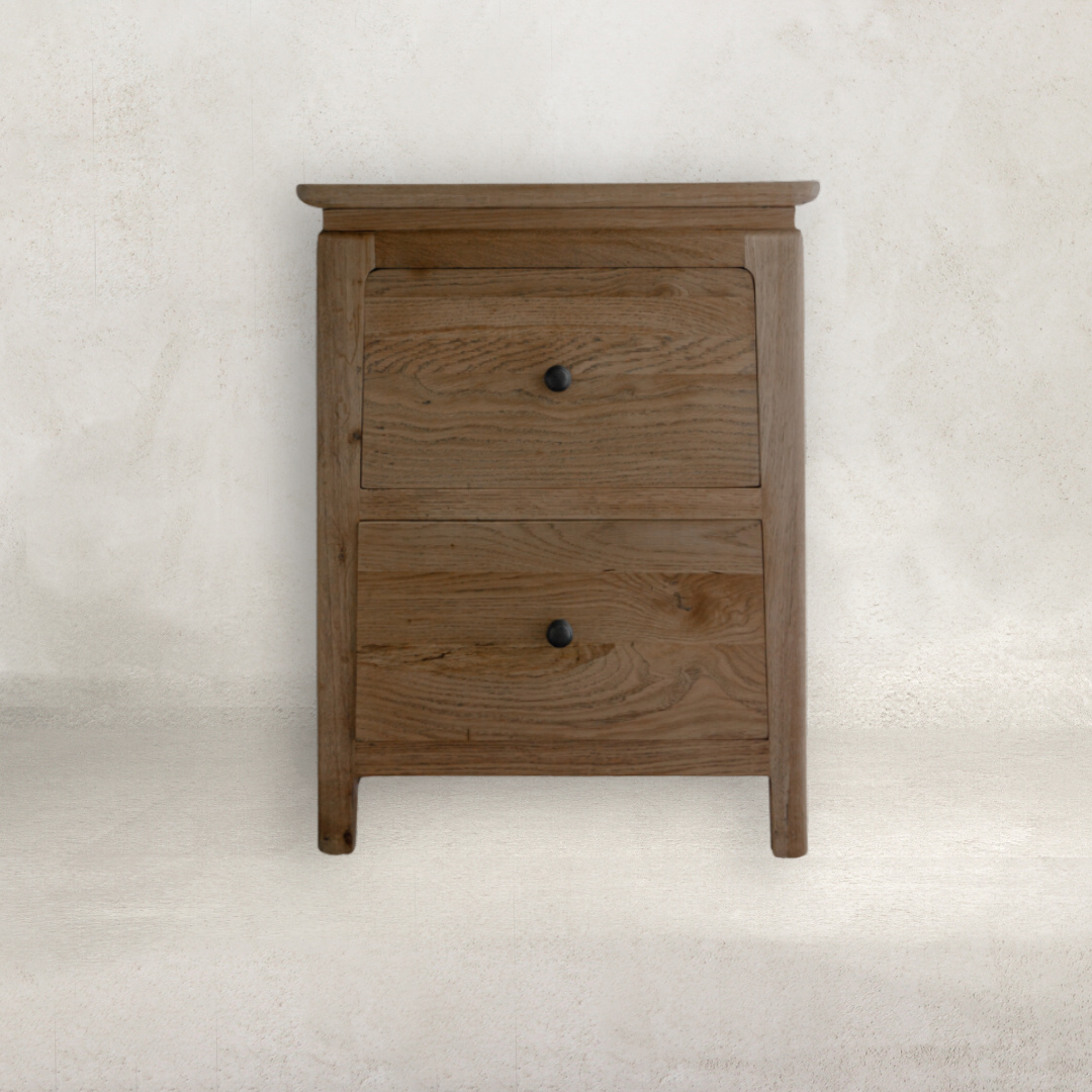 Jasper Bedside | 2 Drawer– Village Stores